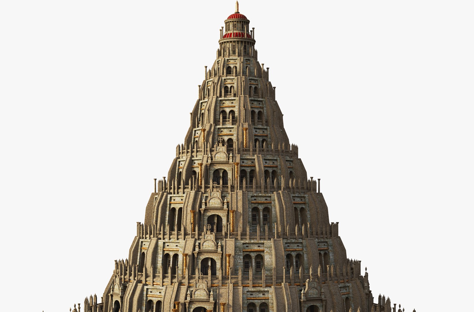 Tower Of Babel Environment Model - TurboSquid 2237289