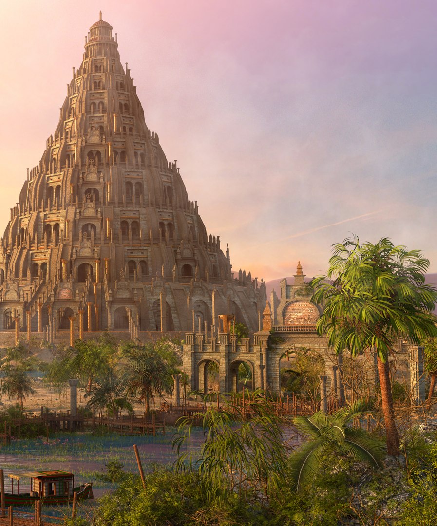 Tower Of Babel Environment Model - TurboSquid 2237289