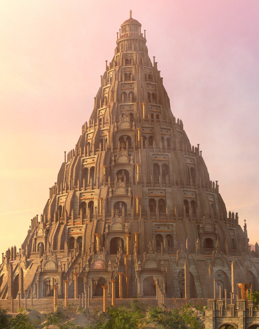 Tower Of Babel Environment Model - TurboSquid 2237289