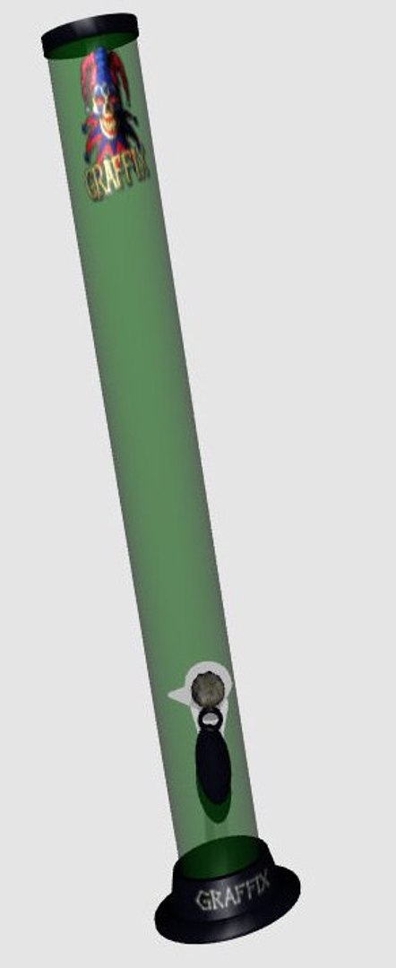 Water Pipe Graffix 3d Model