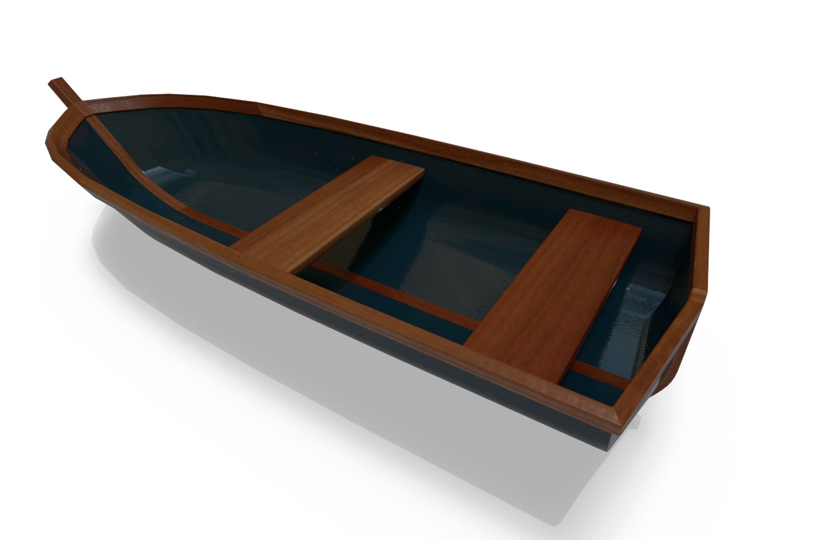 Small Row Boat Model - TurboSquid 1509257