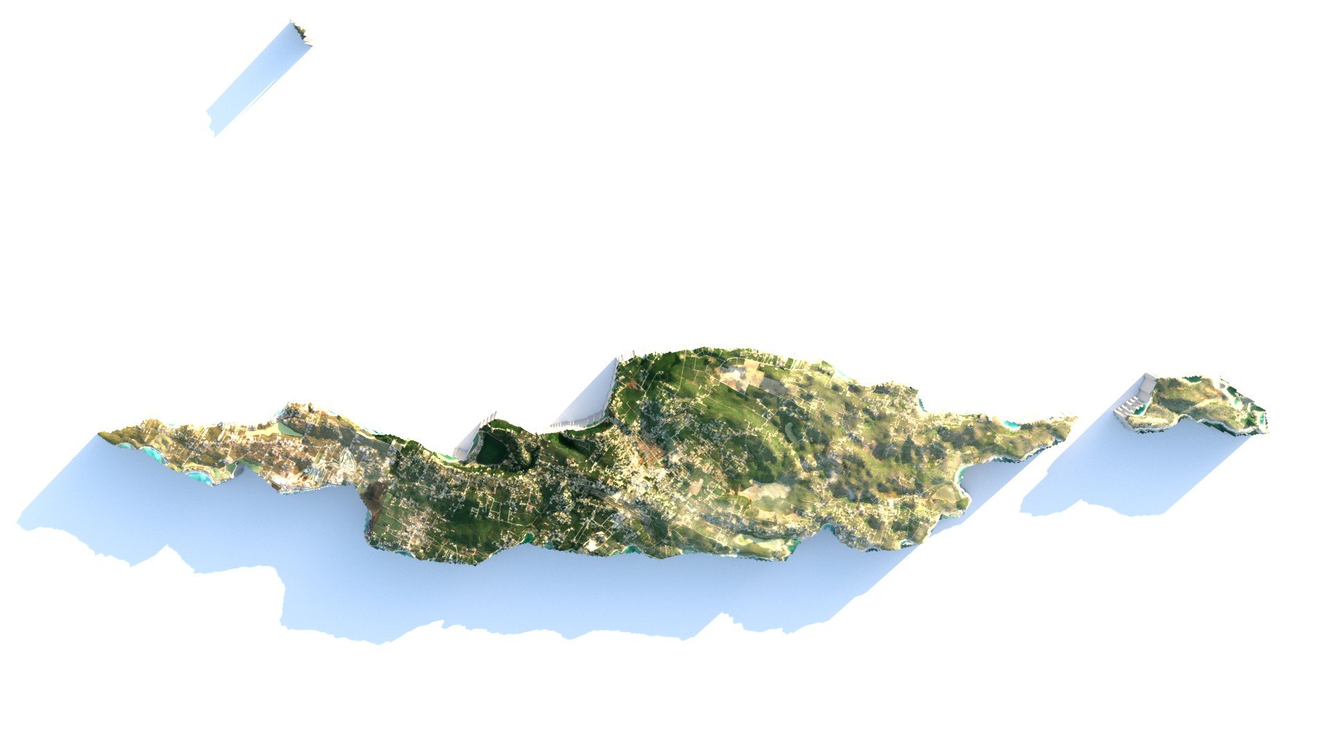 Anguilla Terrain 3d Mdoel Model - TurboSquid 2318951