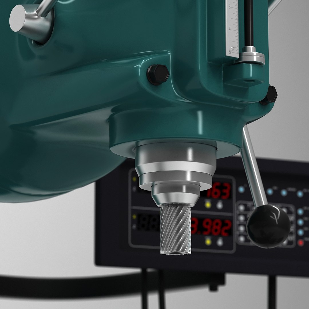 3dsmax Milling Machine Tool