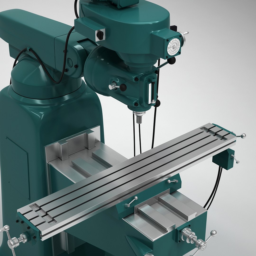 3dsmax Milling Machine Tool