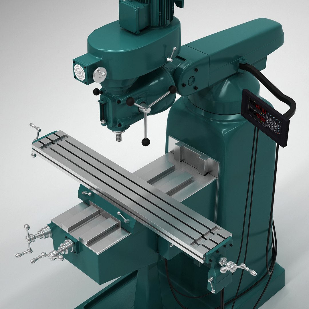 3dsmax Milling Machine Tool