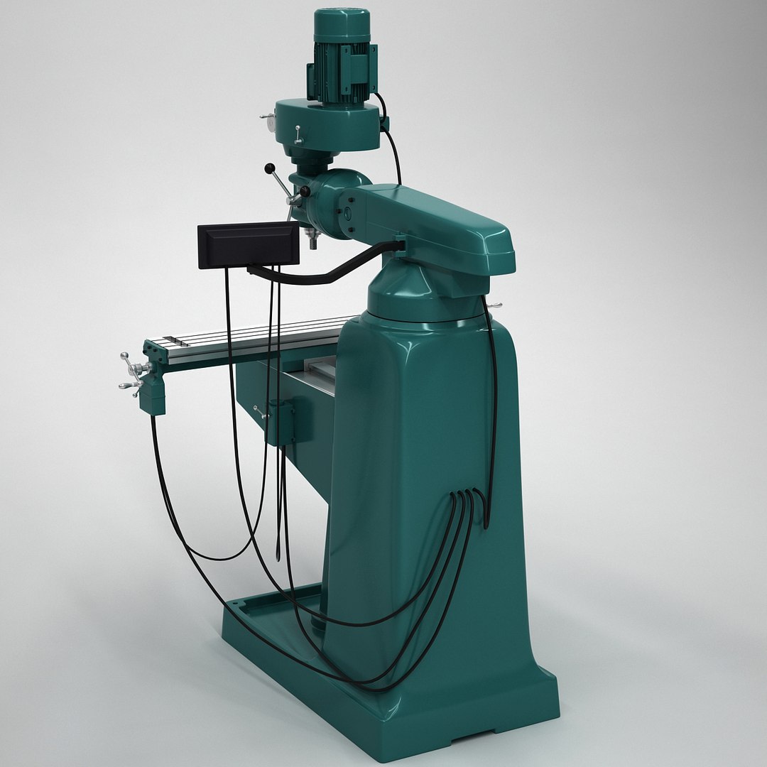 3dsmax Milling Machine Tool