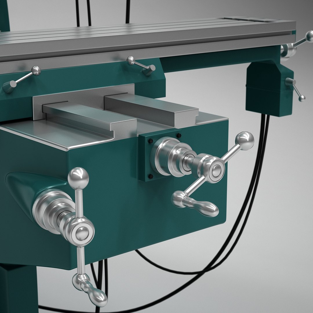 3dsmax Milling Machine Tool