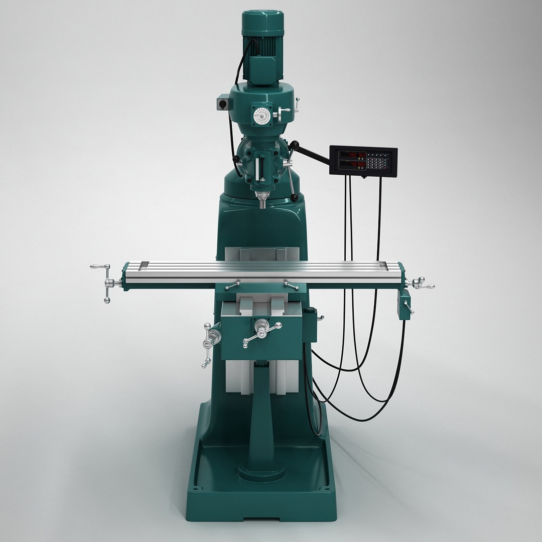 3dsmax Milling Machine Tool