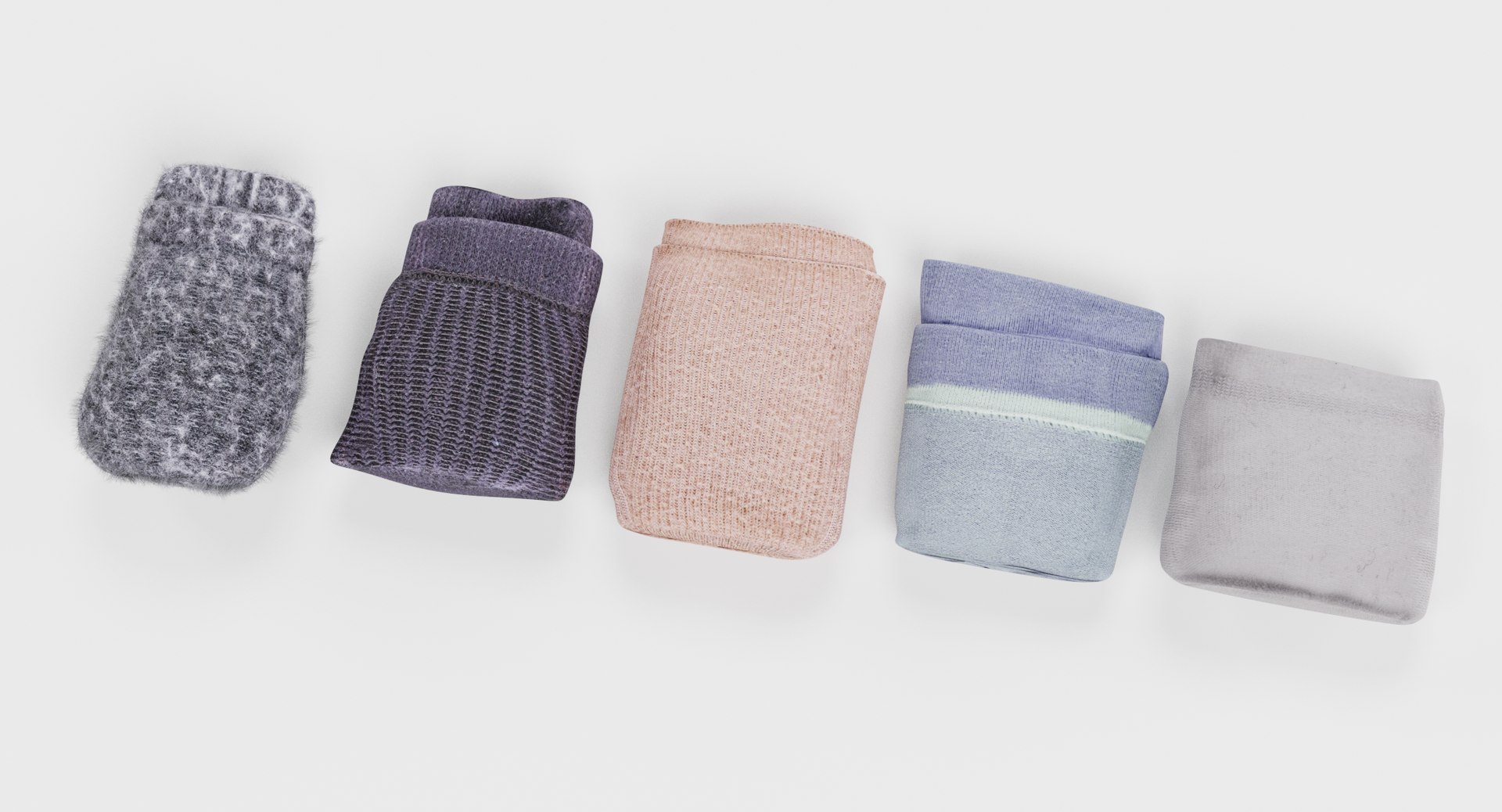 Folded Socks Set 3D - TurboSquid 1416166