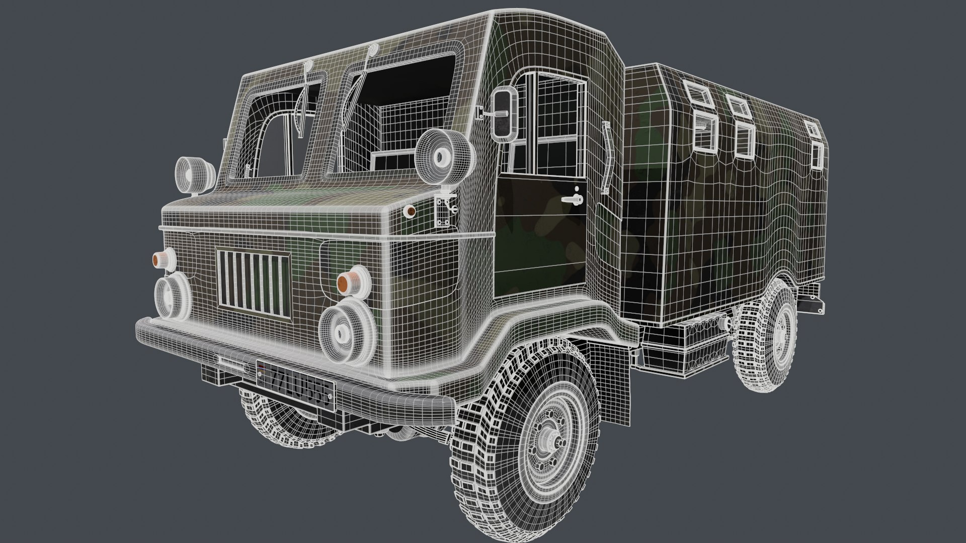 Gaz 66-02 3D model - TurboSquid 1248710