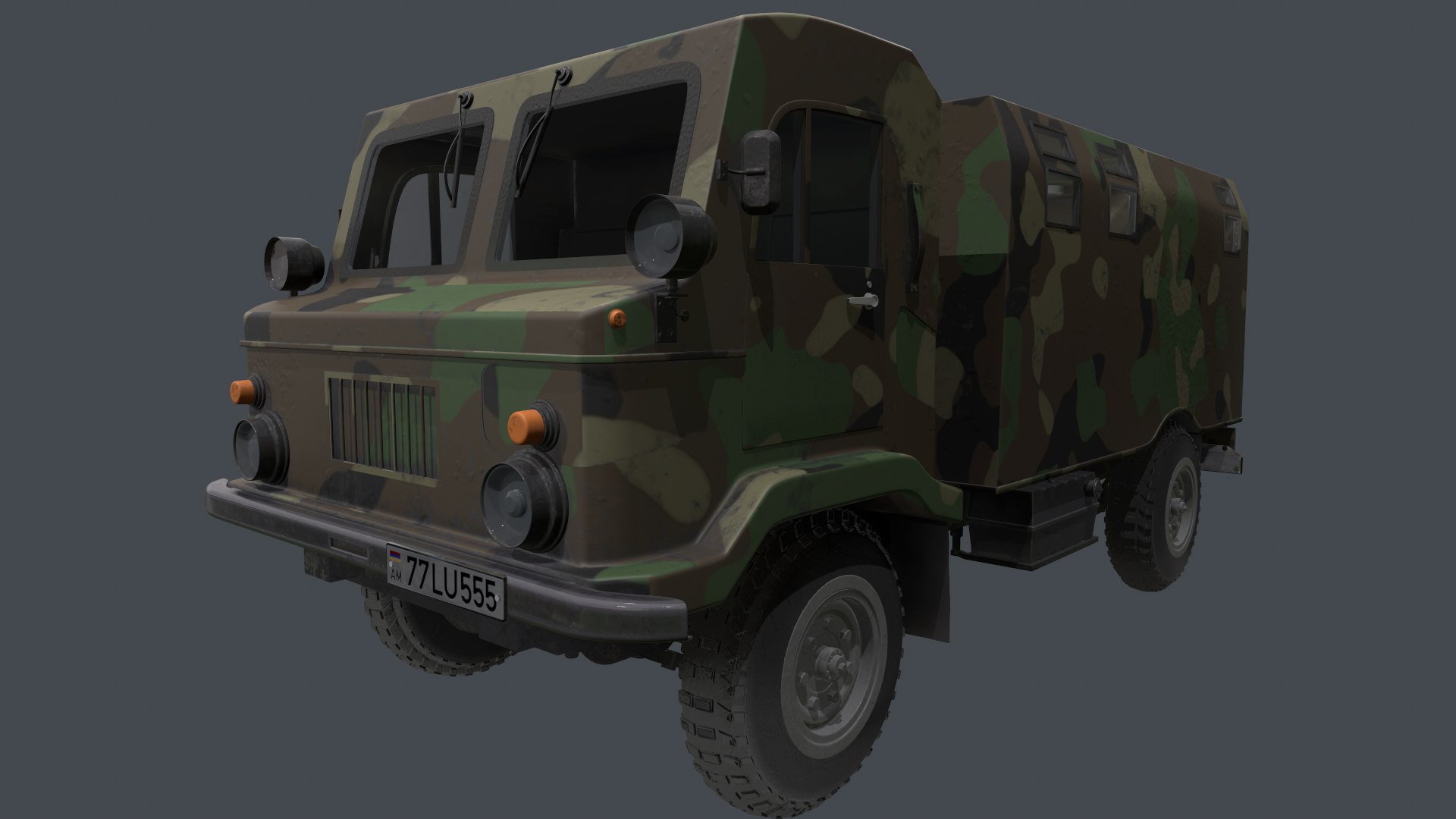 Gaz 66-02 3D model - TurboSquid 1248710