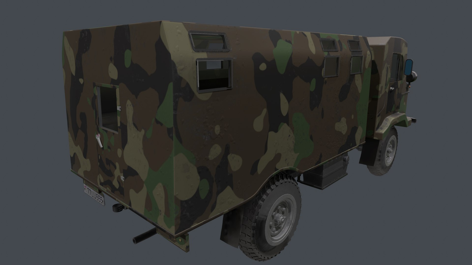 Gaz 66-02 3D model - TurboSquid 1248710