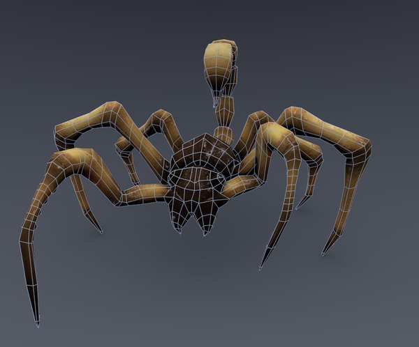 3d model insectoid monster