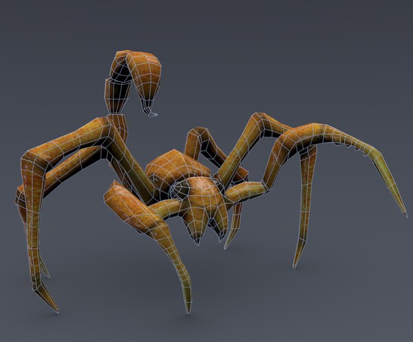 3d model insectoid monster