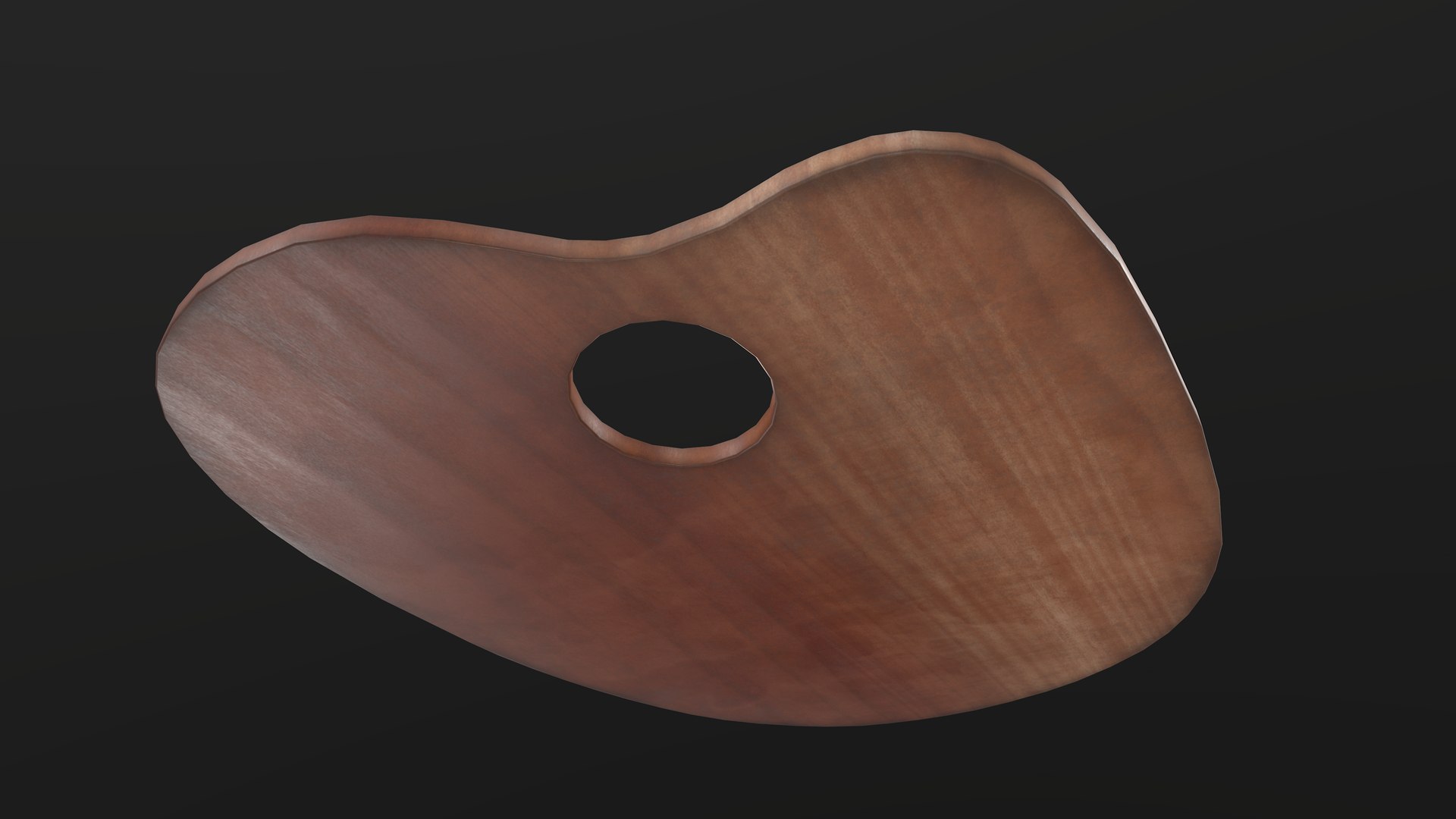 Artist Palette Model - TurboSquid 1446480