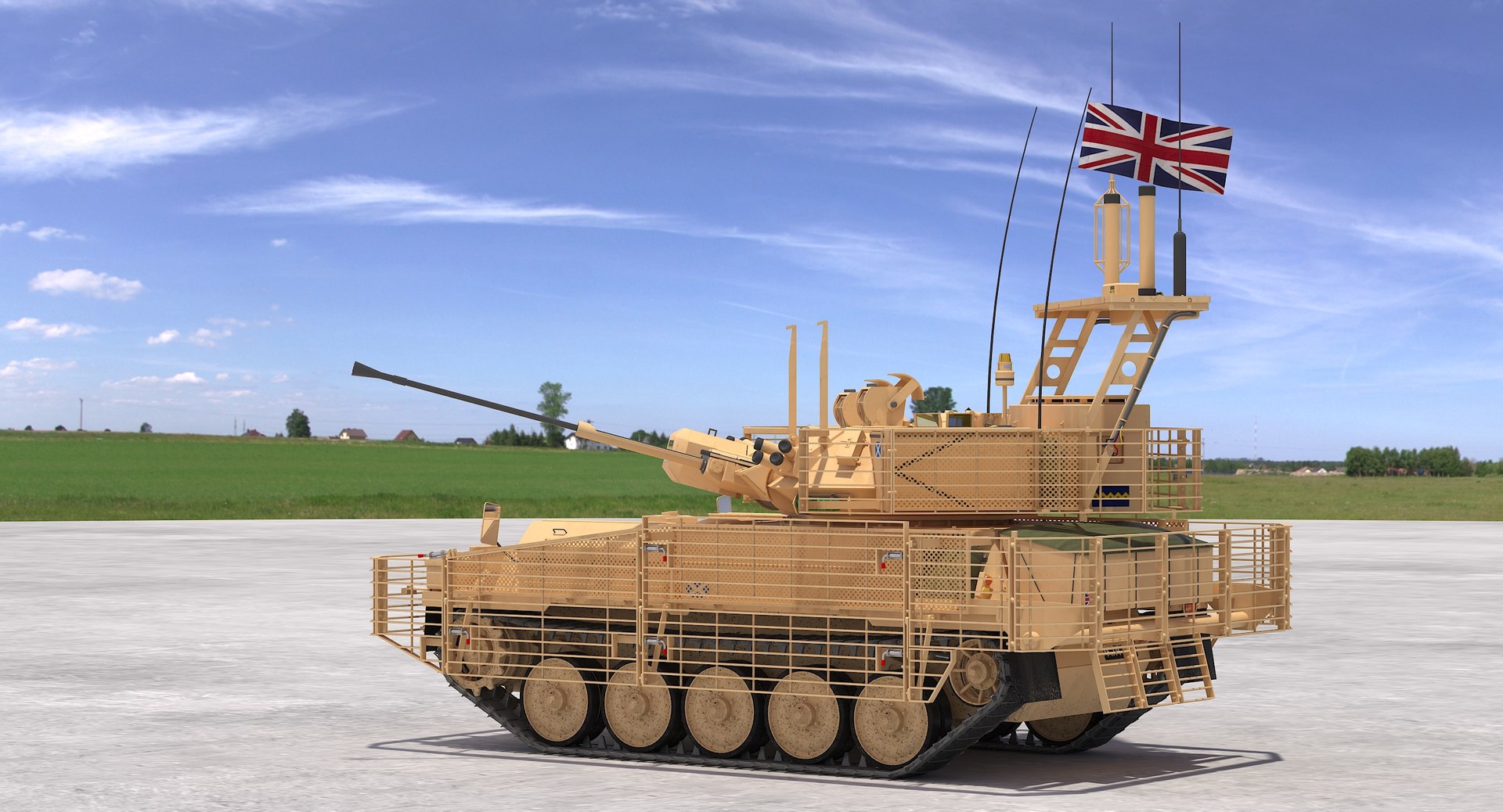 Cvr t fv107 scimitar 3D model - TurboSquid 1255094