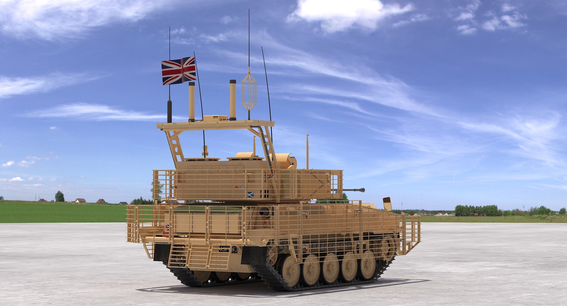 Cvr T Fv107 Scimitar 3D Model - TurboSquid 1255094