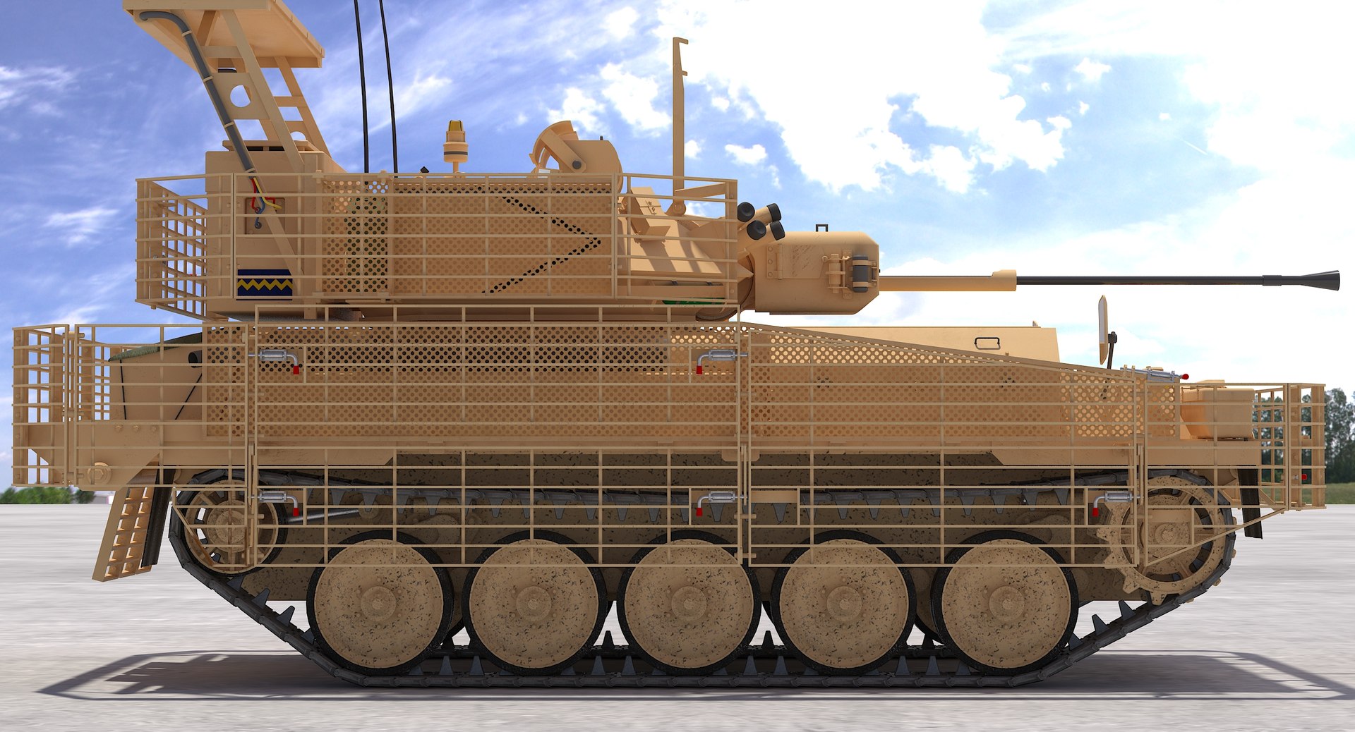 Cvr t fv107 scimitar 3D model - TurboSquid 1255094