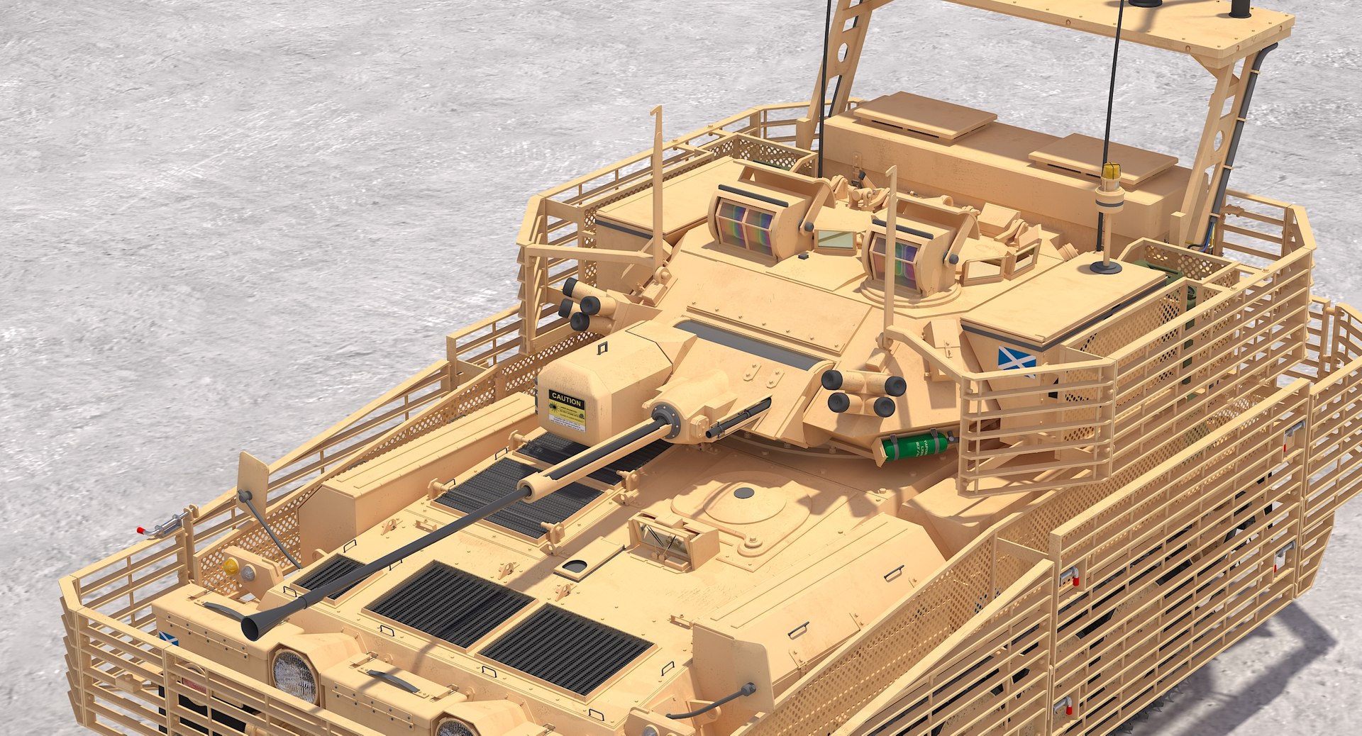 Cvr t fv107 scimitar 3D model - TurboSquid 1255094