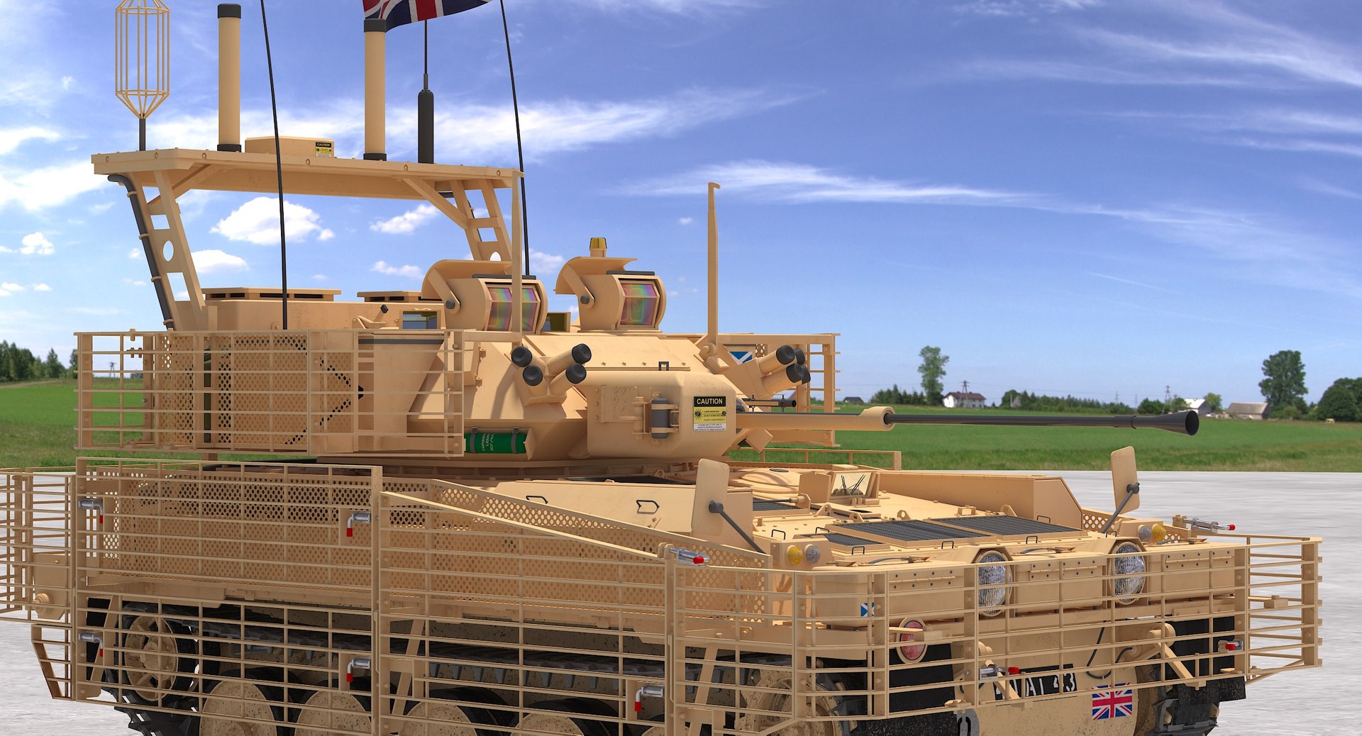 Cvr t fv107 scimitar 3D model - TurboSquid 1255094