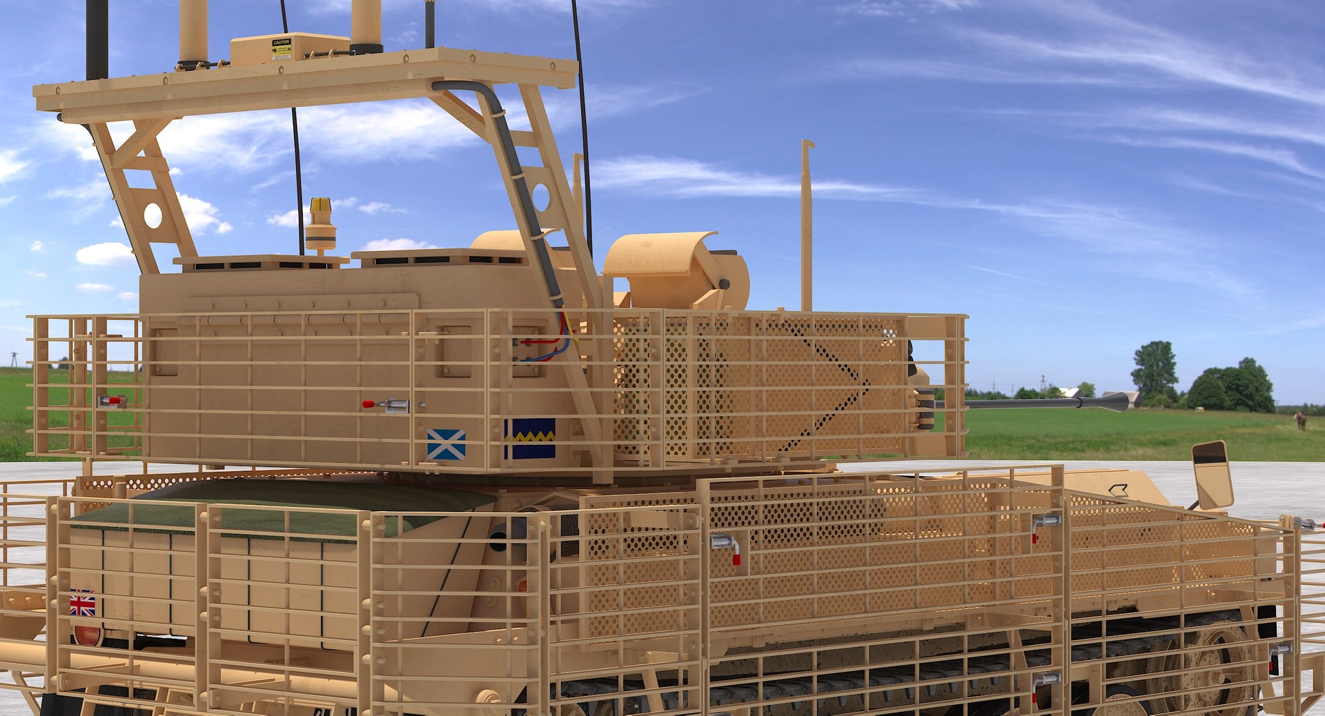 Cvr t fv107 scimitar 3D model - TurboSquid 1255094