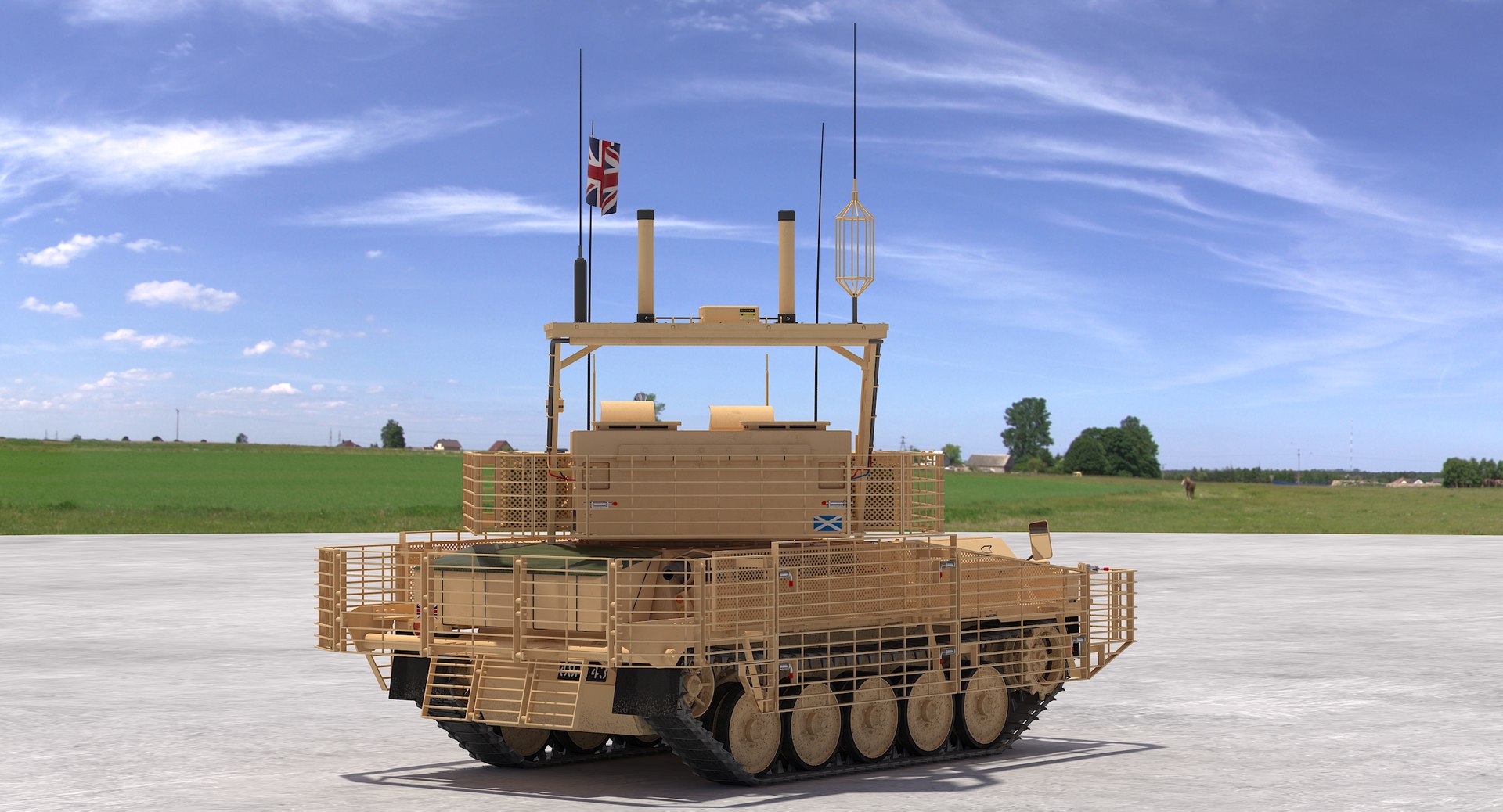 Cvr t fv107 scimitar 3D model - TurboSquid 1255094