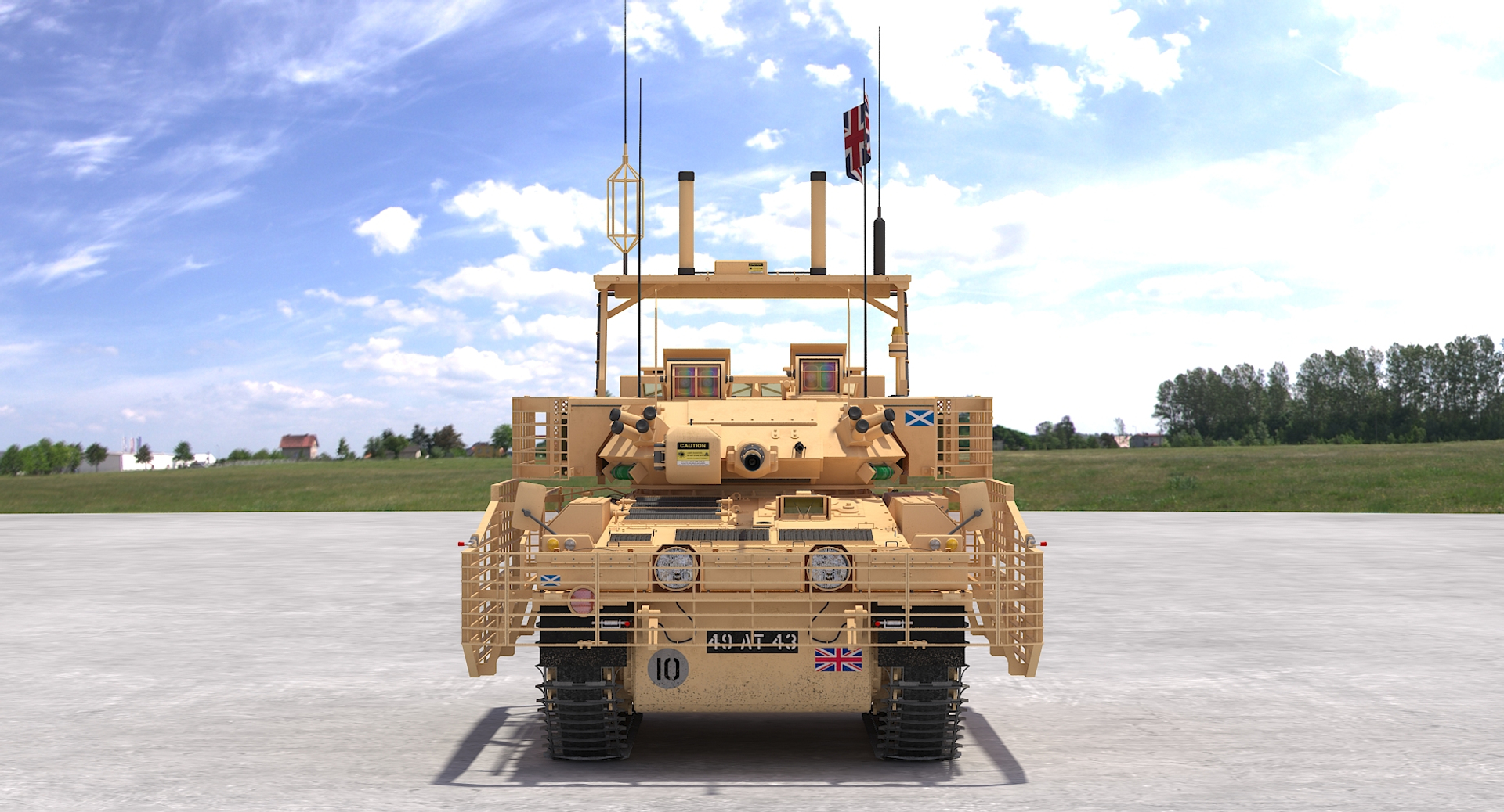 Cvr T Fv107 Scimitar 3D Model - TurboSquid 1255094