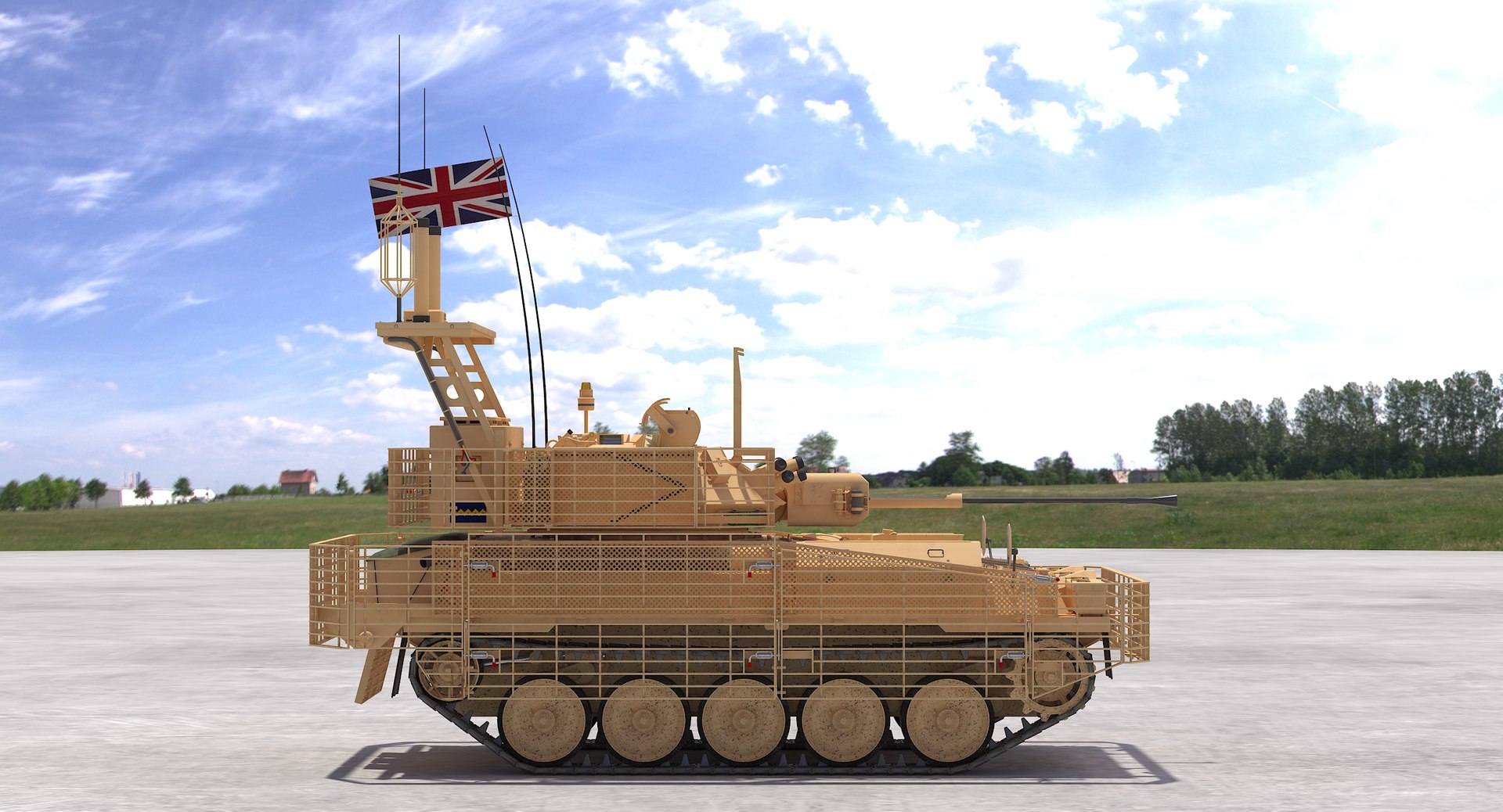 Cvr t fv107 scimitar 3D model - TurboSquid 1255094