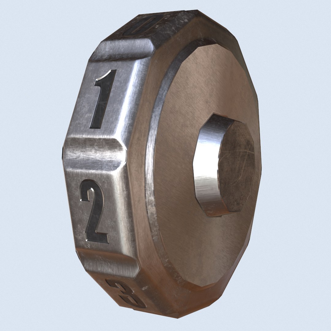 3d Model Wheel Numbers Realtime