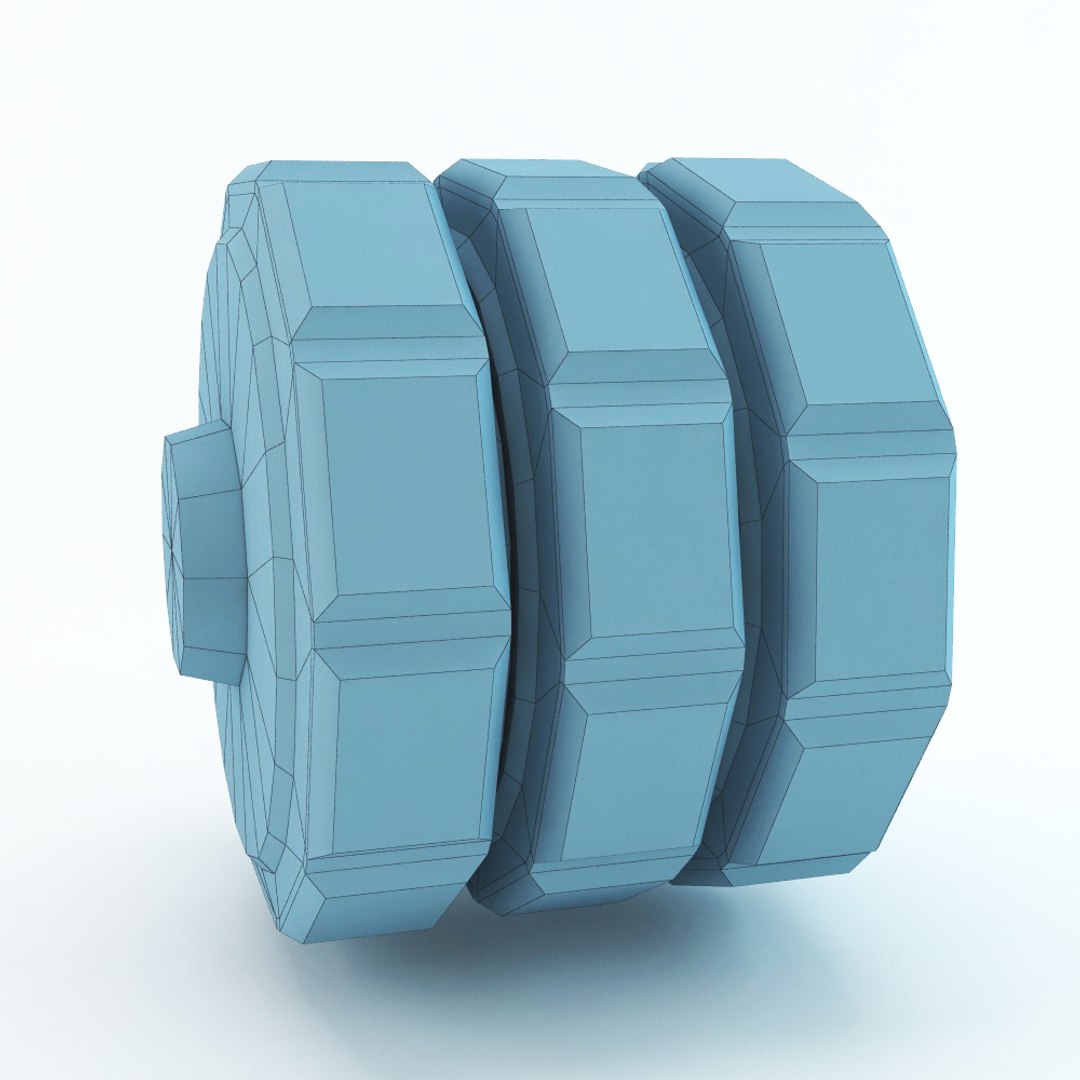 3d Model Wheel Numbers Realtime