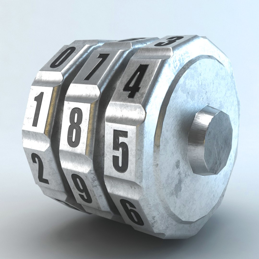 3d Model Wheel Numbers Realtime