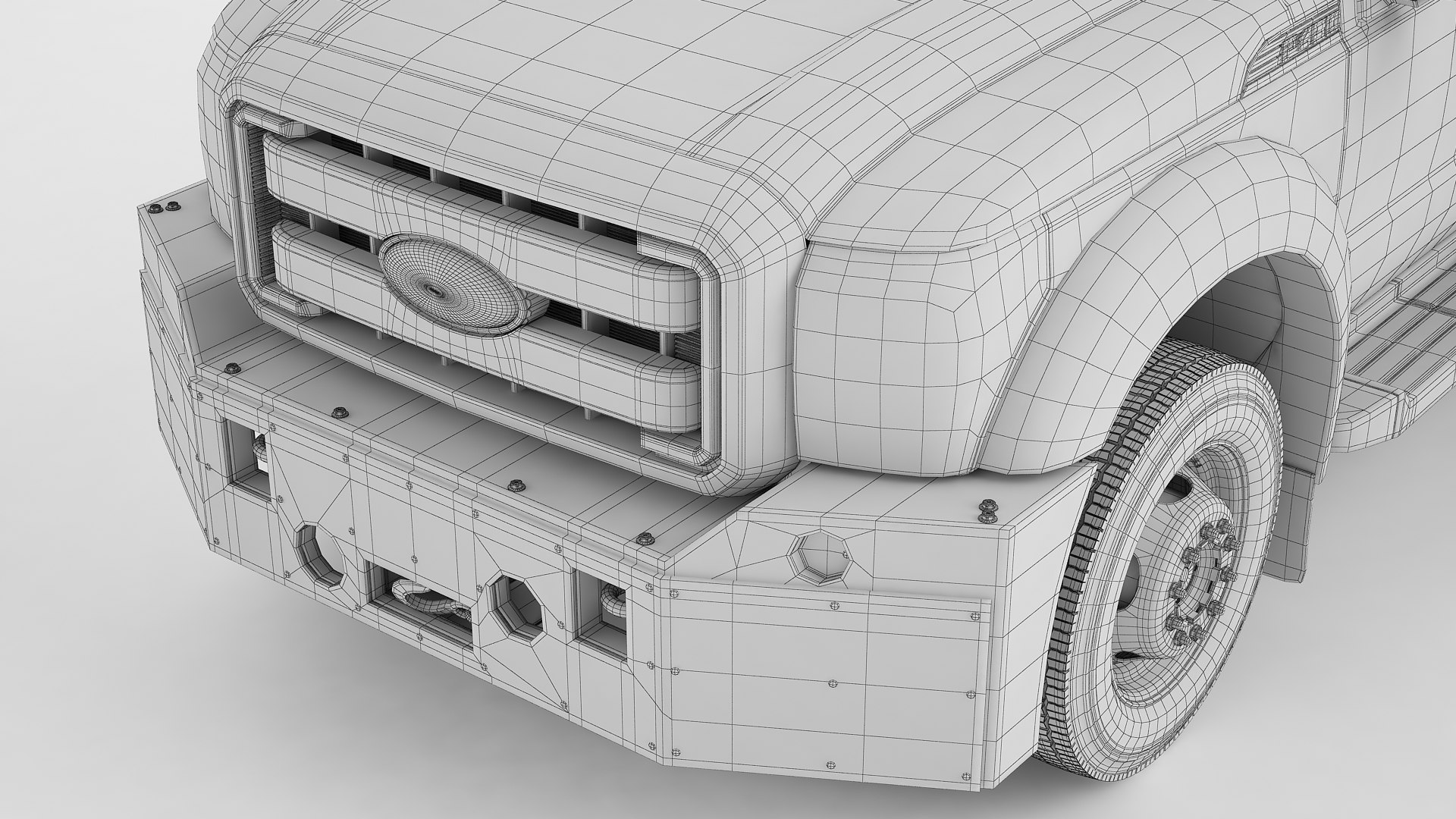 3D f450 enclosed utility - TurboSquid 1516409