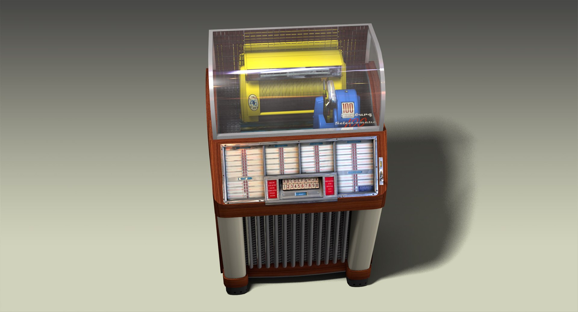 M100c Seeburg Model - TurboSquid 1479306