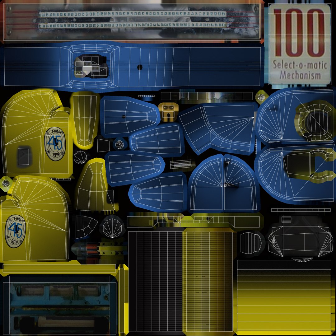 M100c Seeburg Model - TurboSquid 1479306