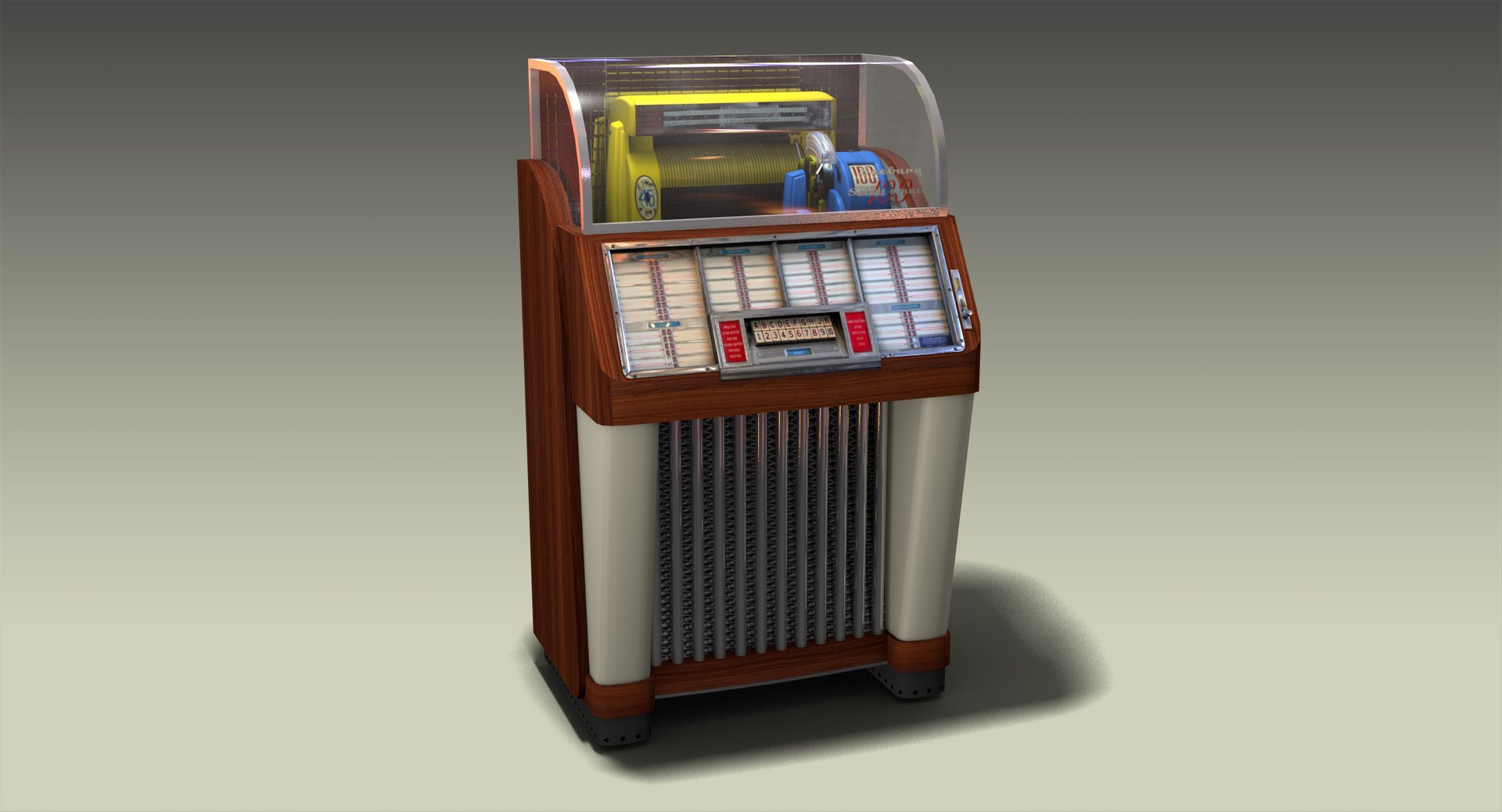 M100c Seeburg Model - TurboSquid 1479306