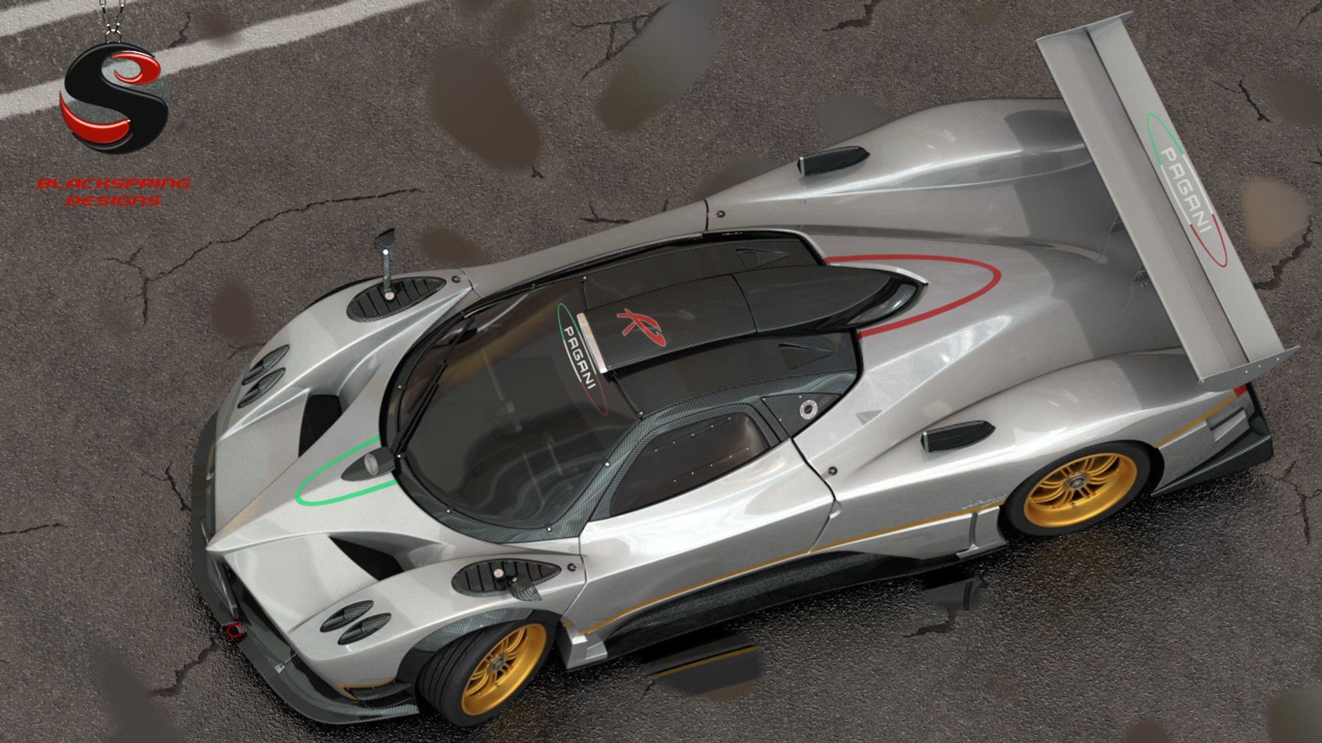 Pagani Zonda R 2010 3d Model