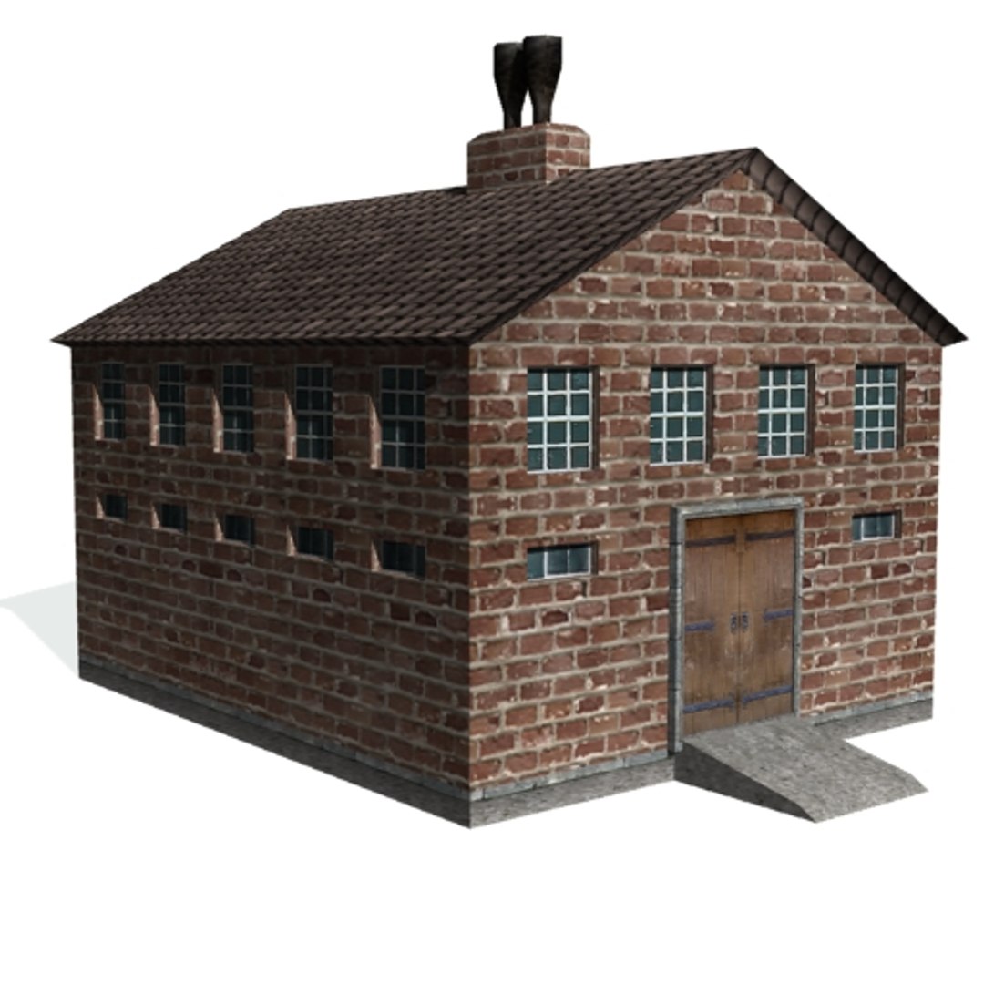 3d Model Historical Machine Shop Factory