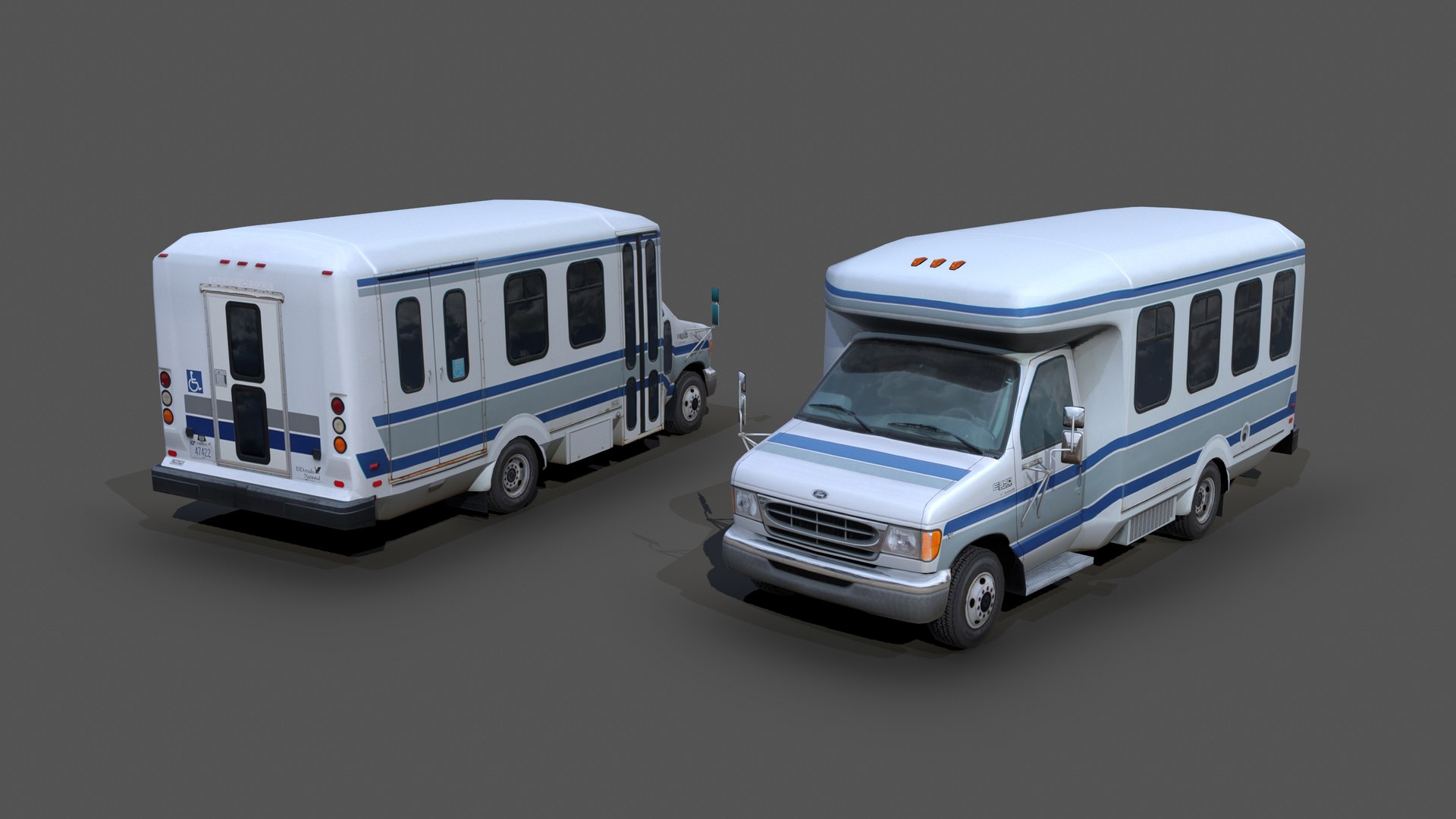 E350 econoline transit bus 3D - TurboSquid 1478685