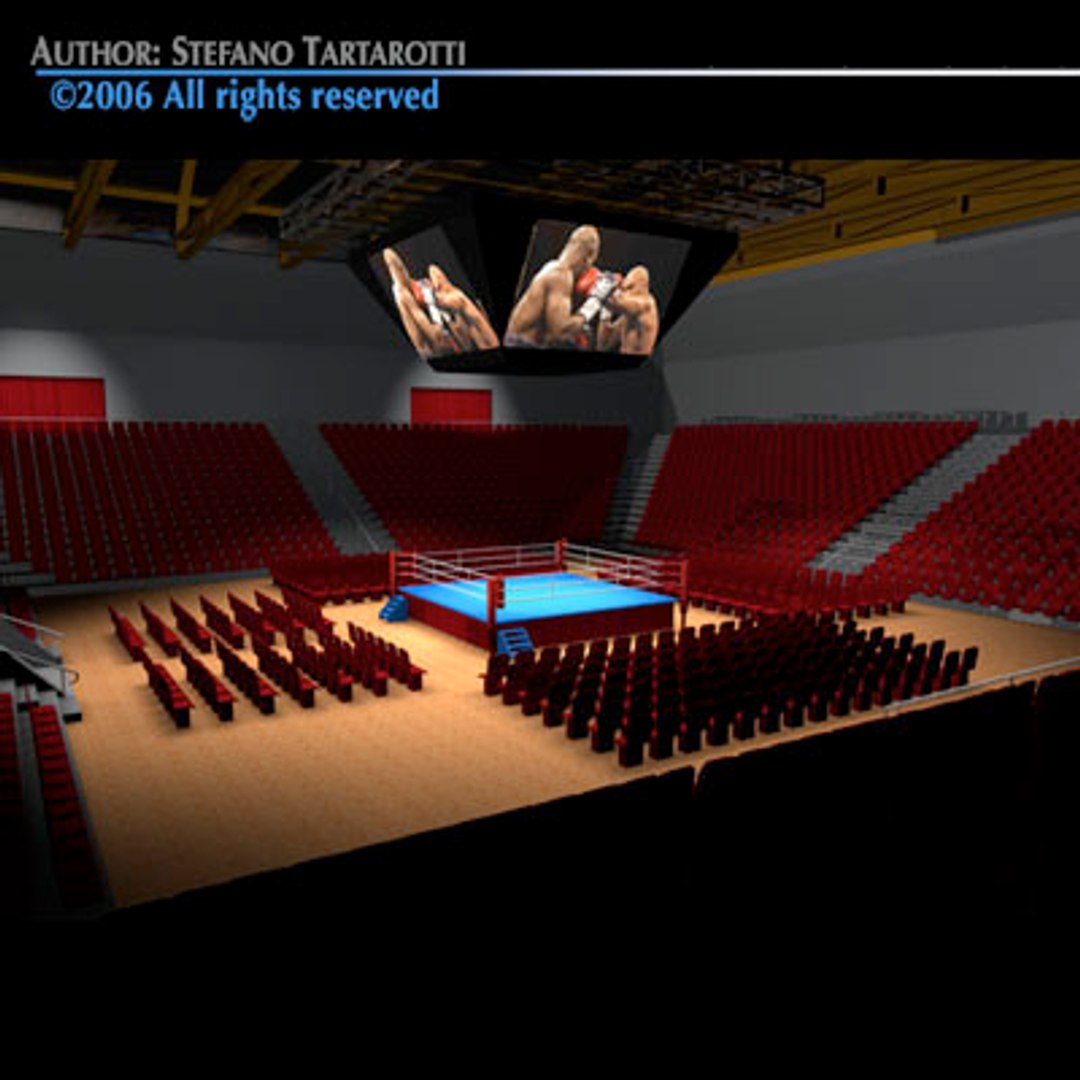 Boxing Arena 3d Model