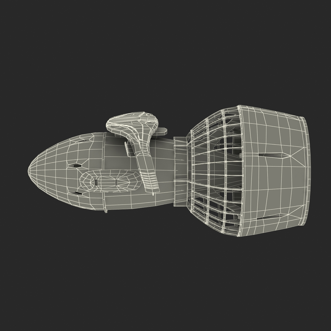 3d Sea Scooter Diver Propulsion Model
