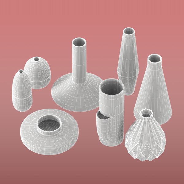 3D model mini vase pack - TurboSquid 1419826