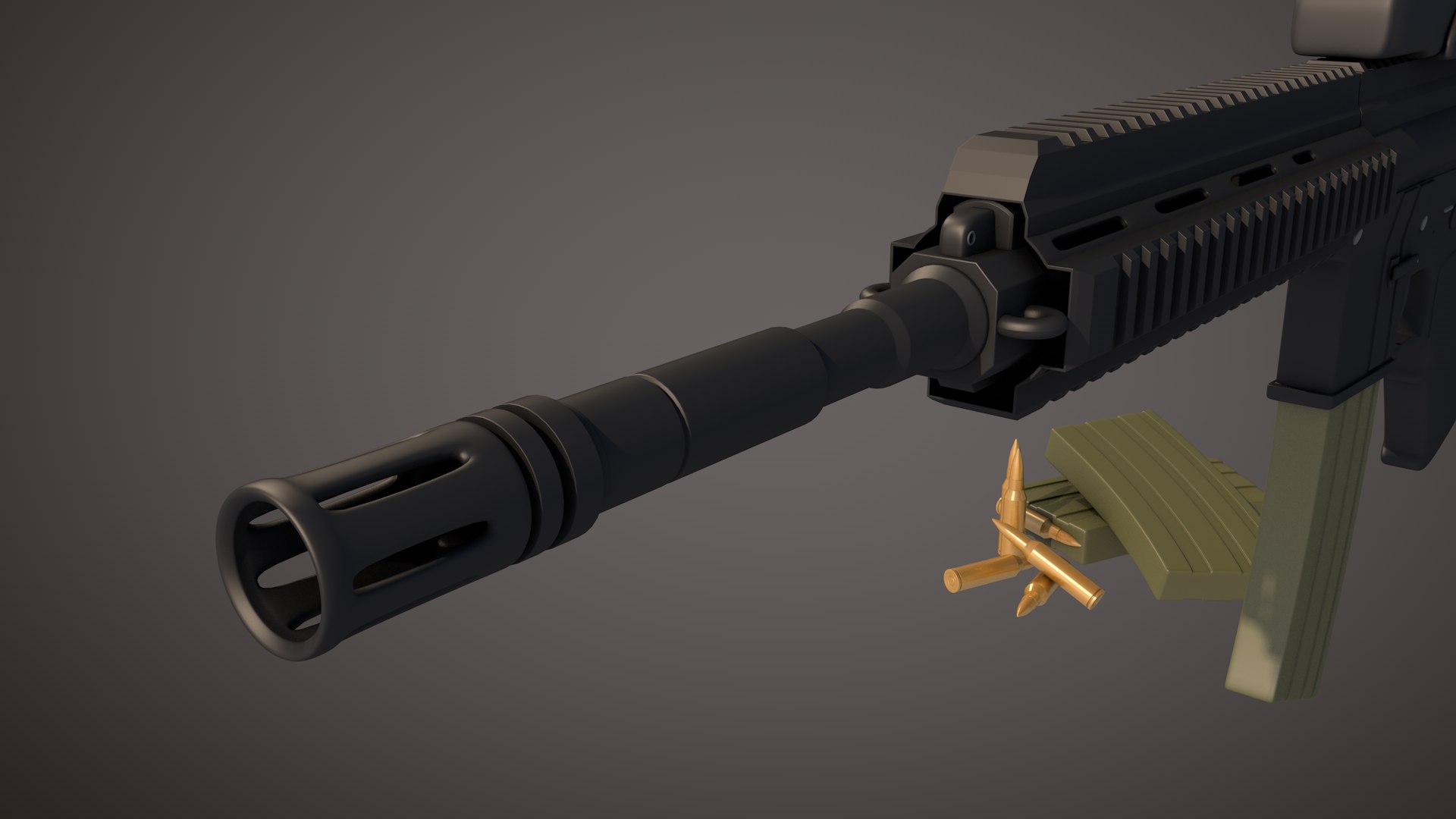 3D Hk 416 Weapon Model - TurboSquid 1399936