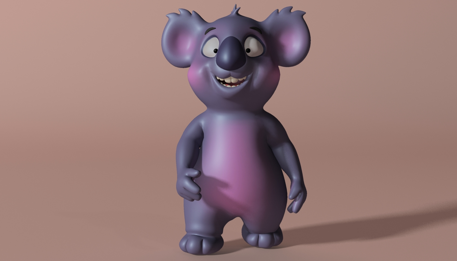 Cartoon Koala Rigged Anime Model - TurboSquid 1203041