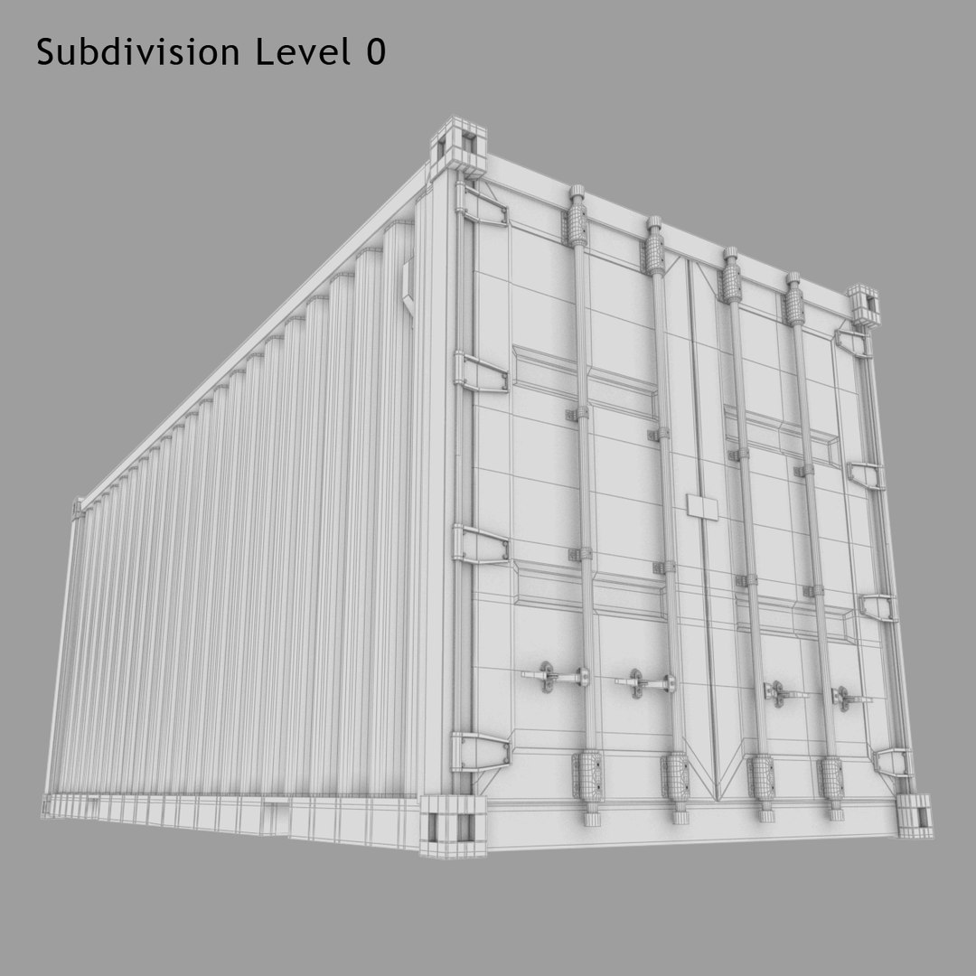 3D Model Shipping Container Evergreen - TurboSquid 1494790