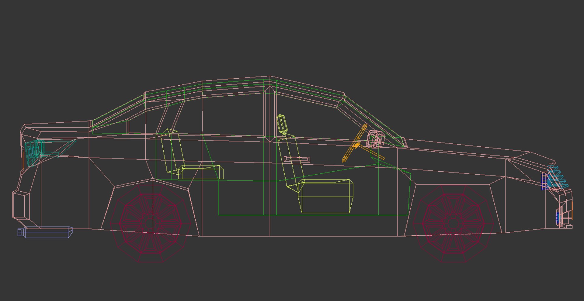 Sedan Car Sed 3D Model - TurboSquid 1545621