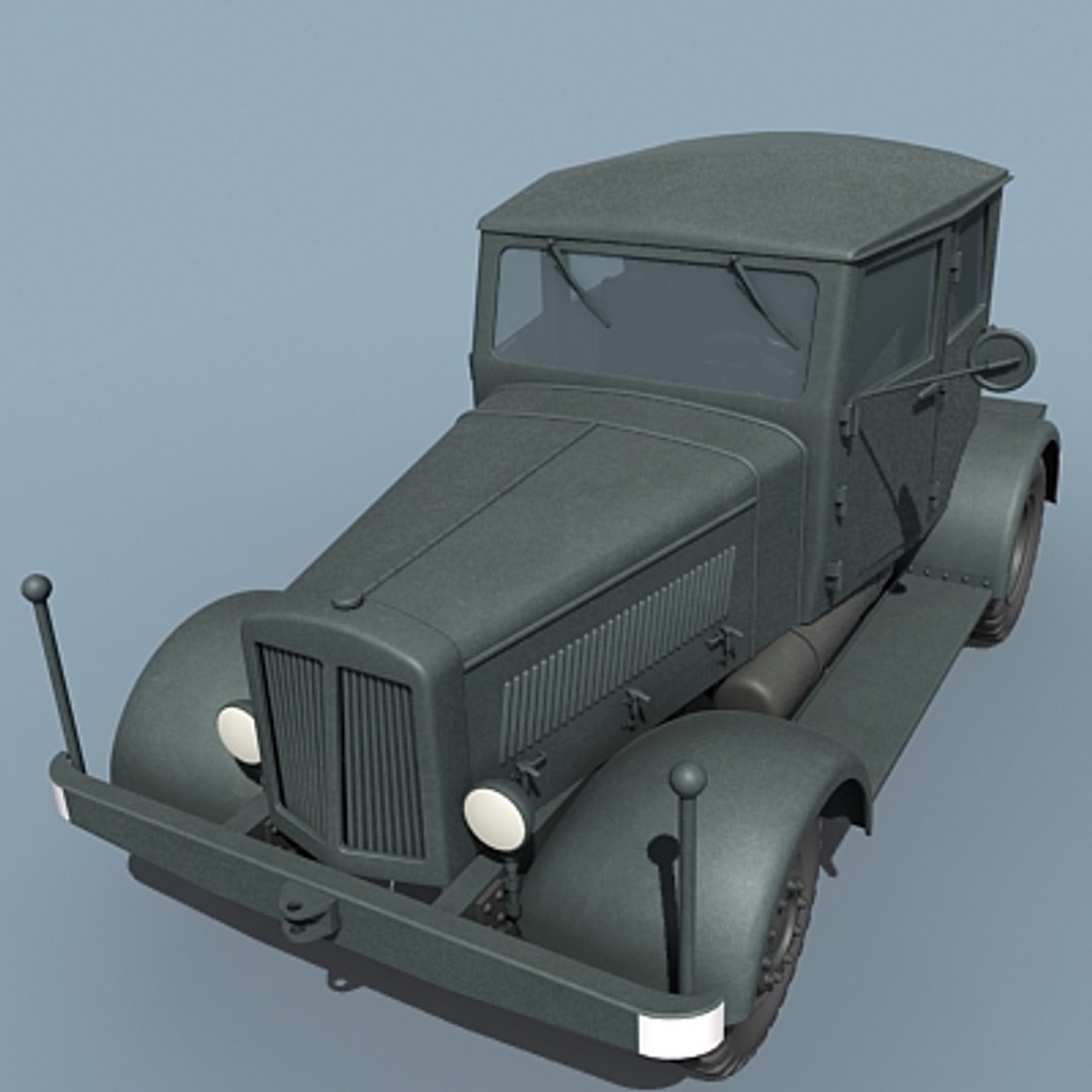 German Wwii Hanomag Ss-100 3ds