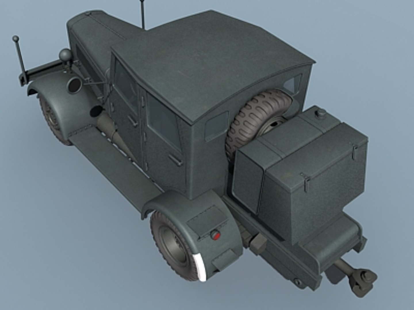 German Wwii Hanomag Ss-100 3ds