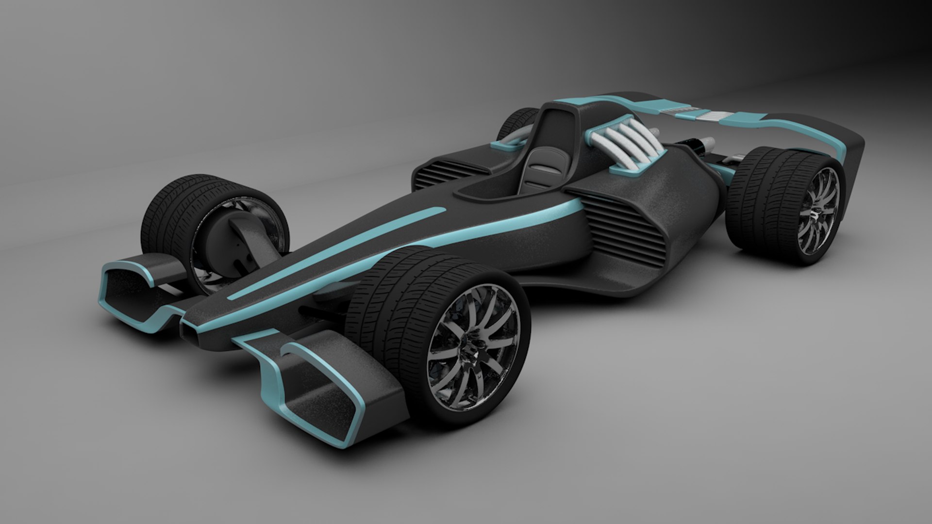 Concept Formula 1 Car 3d C4d