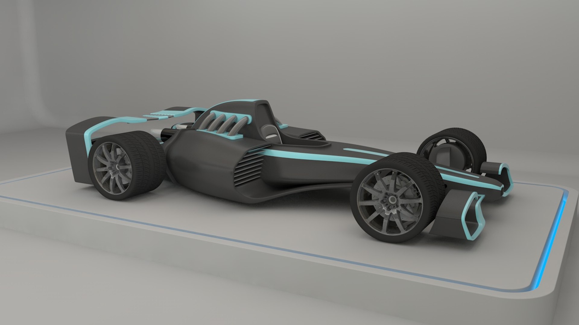 Concept Formula 1 Car 3d C4d