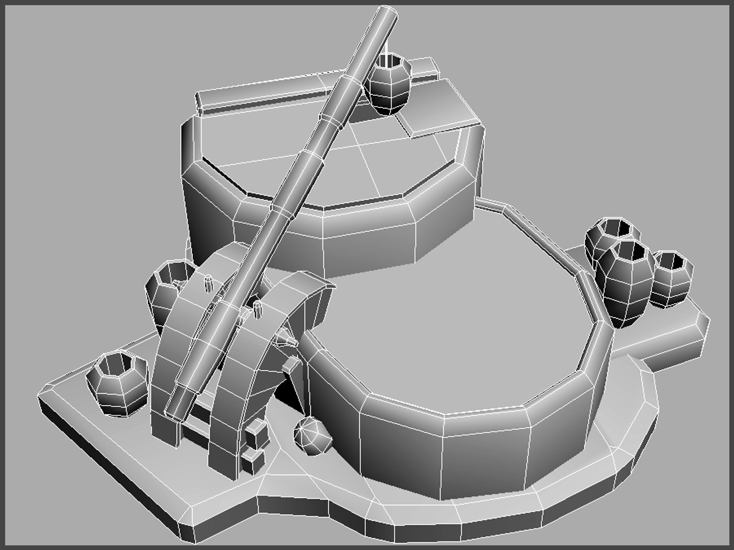 3d Celtic Games Model